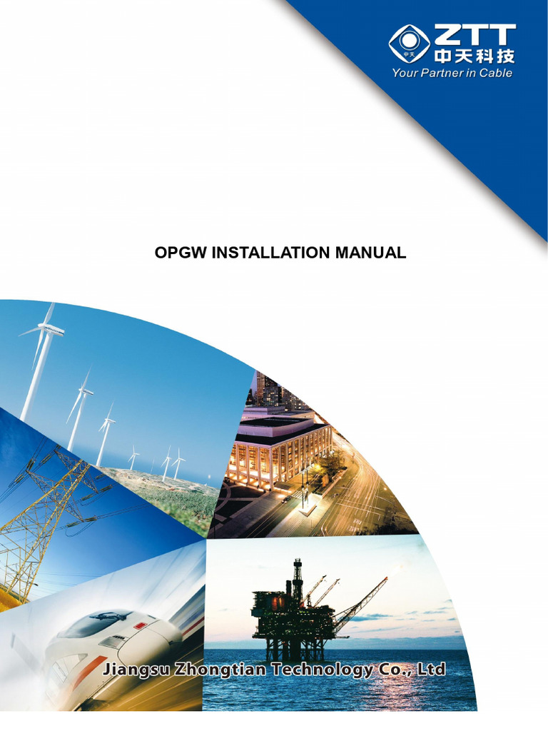 OPGW Installation Manual Guide | PDF | Optical Fiber | Manufactured Goods