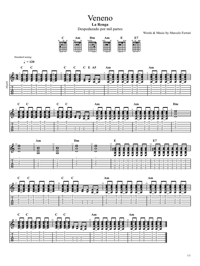 La Renga - Veneno | PDF | Albums | Rock Albums