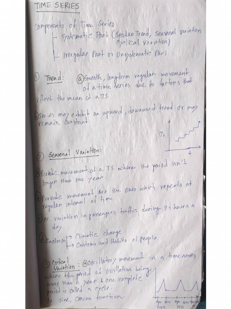 Time - Series - Iss Sagnik Dey | PDF