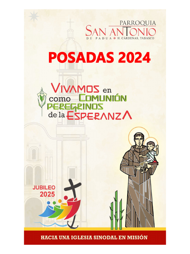 Posadas 2024 - Esquema | PDF | María, madre de Jesús | Cristo (título)