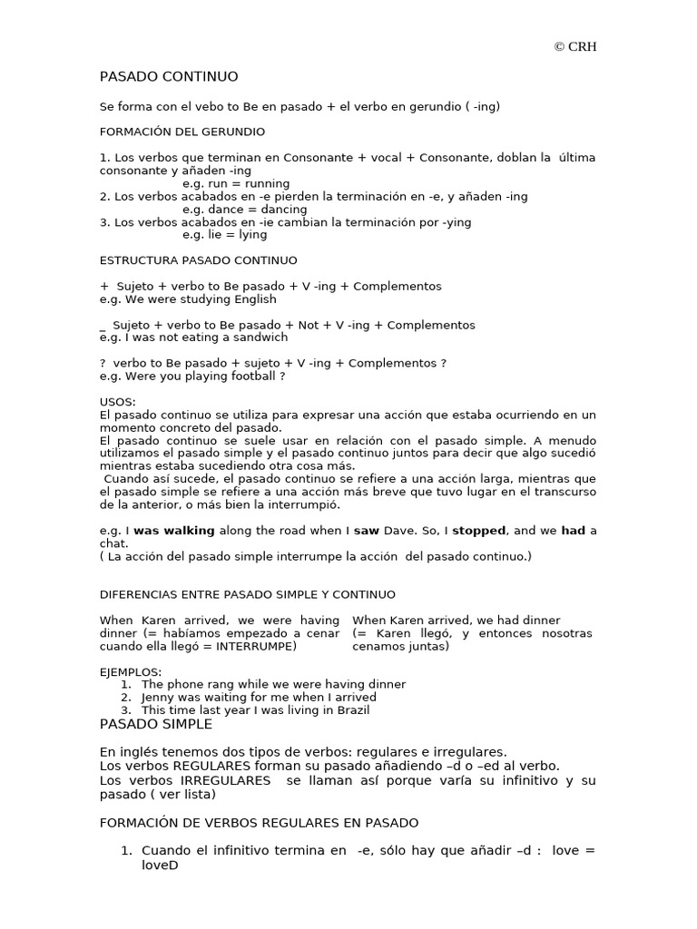 Estructuras y Usos de Tiempos Verbales | PDF | Verbo | Relaciones ...