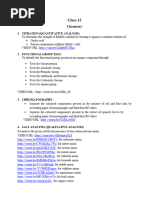 Class 12 Chemistry Short Notes | PDF