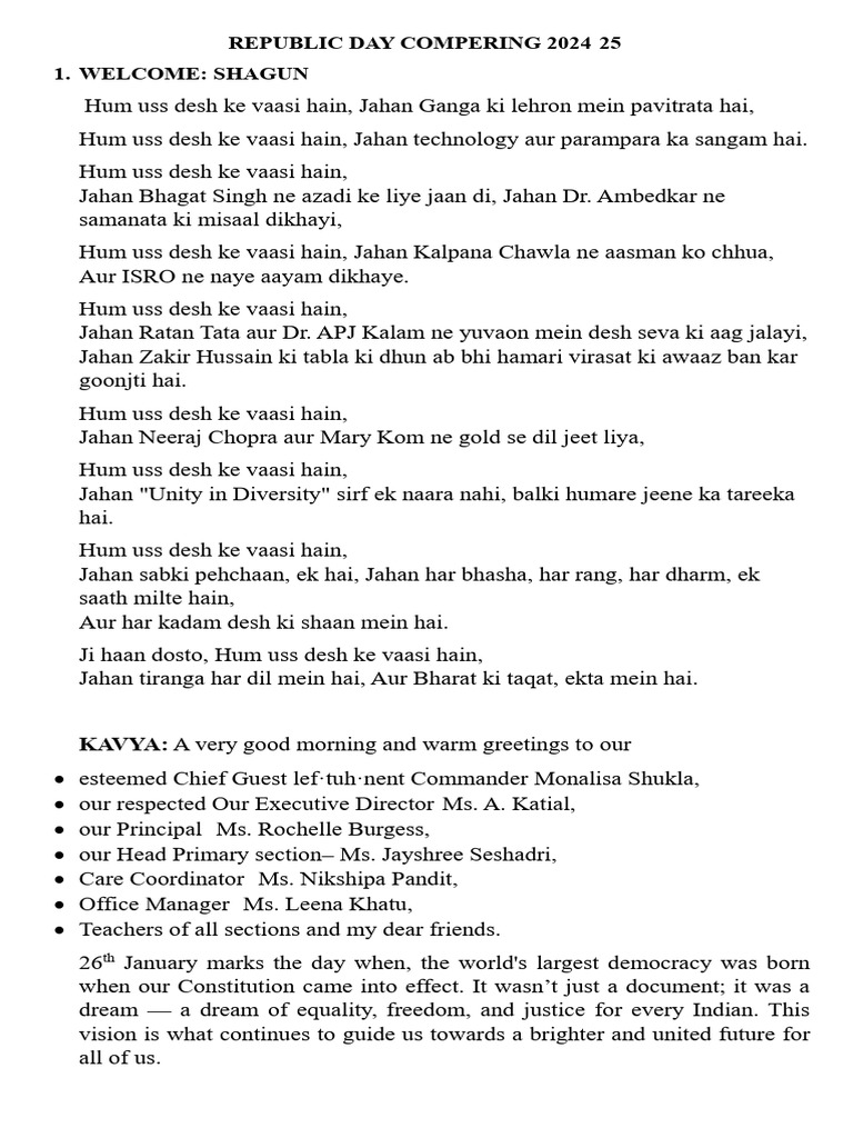 REPUBLIC DAY COMPERING 2025 (1) | PDF
