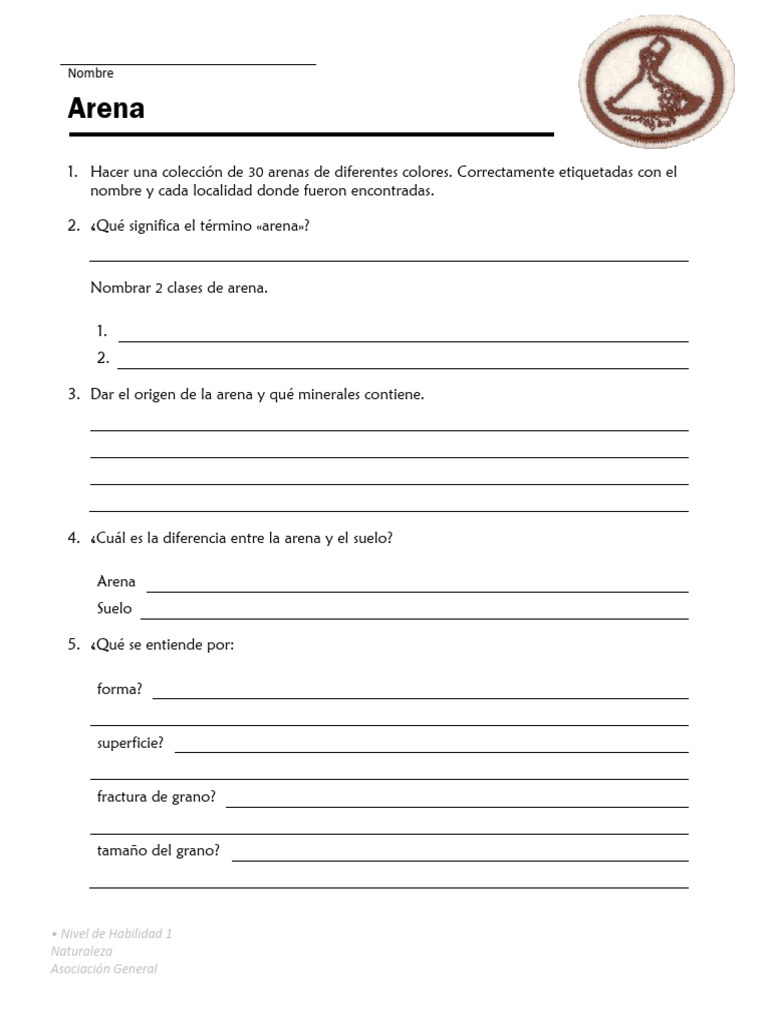 Características y Usos de la Arena | PDF