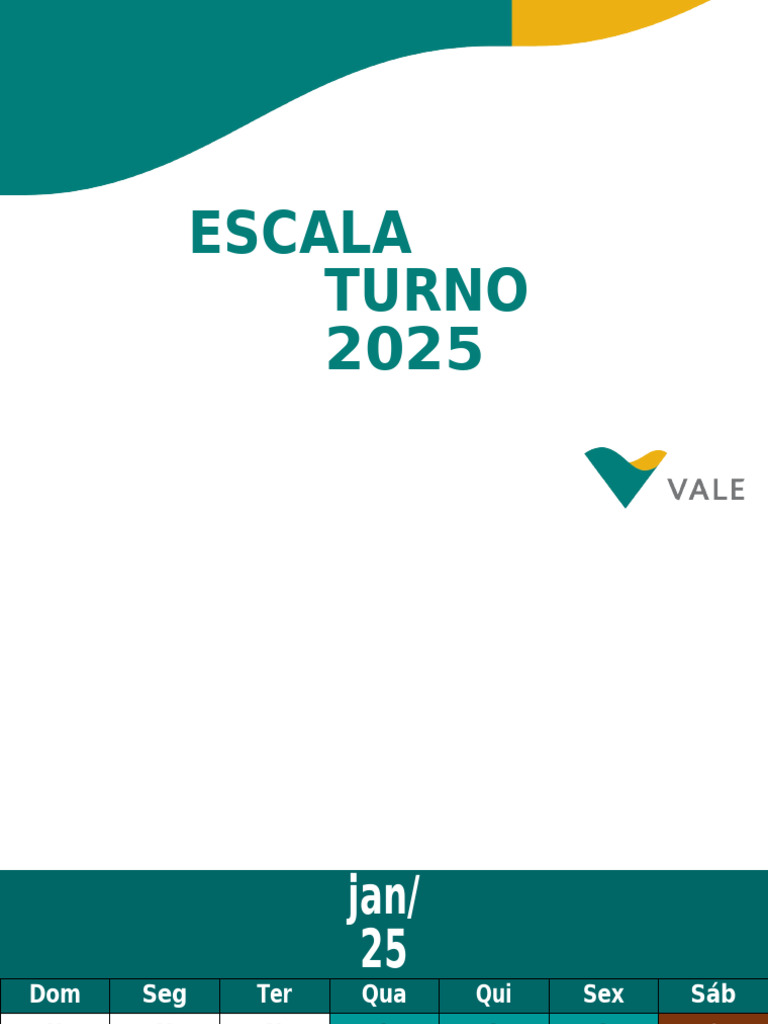 Escala 2025 | PDF