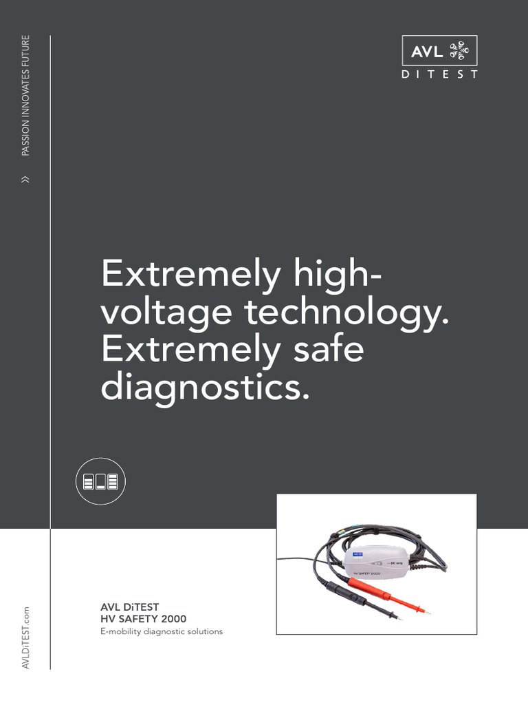 Folder Avl Ditest Hv Safety 2000 Pa7413en | PDF | Power Supply | High ...