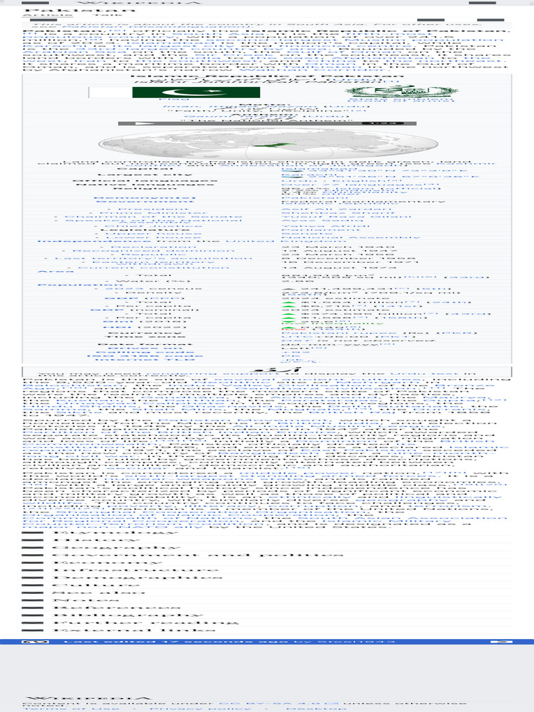 Pakistan - Wikipedia | PDF | Pakistan | Symbols
