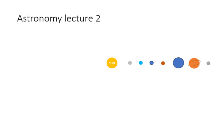 Astronomy Lecture 2 | PDF