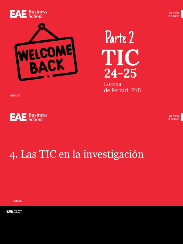 TICs en Investigación Académica | PDF | Bases de datos | Análisis de los datos