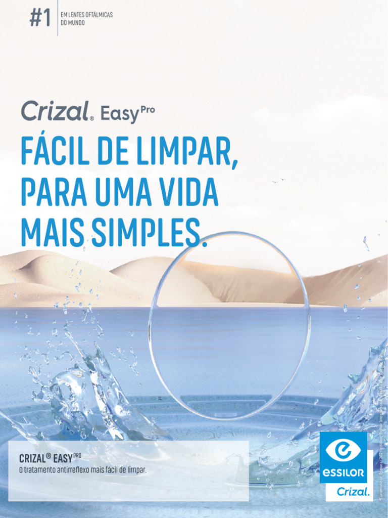 Crizal Easy Pro Essilor | PDF | Luz