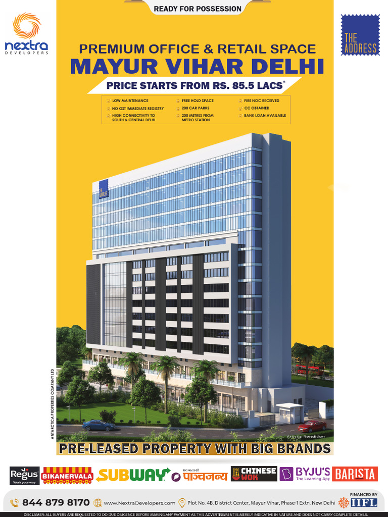 Premium Office & Retail Space in Mayur Vihar | PDF
