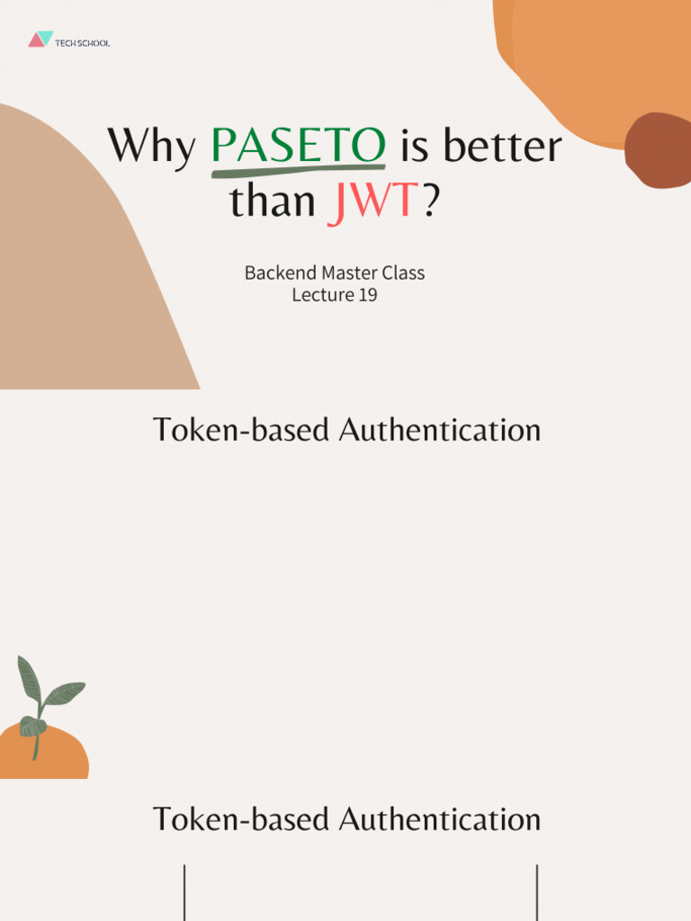 009 19 Presentation Paseto vs Jwt | PDF