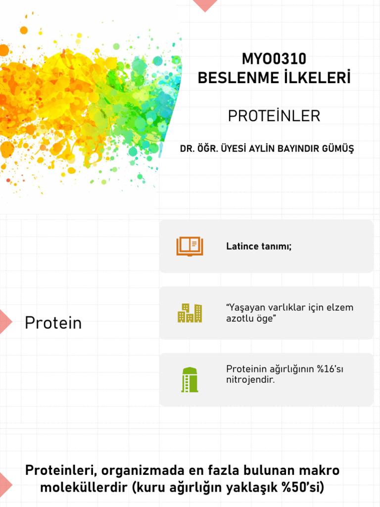 3. Proteinler | PDF