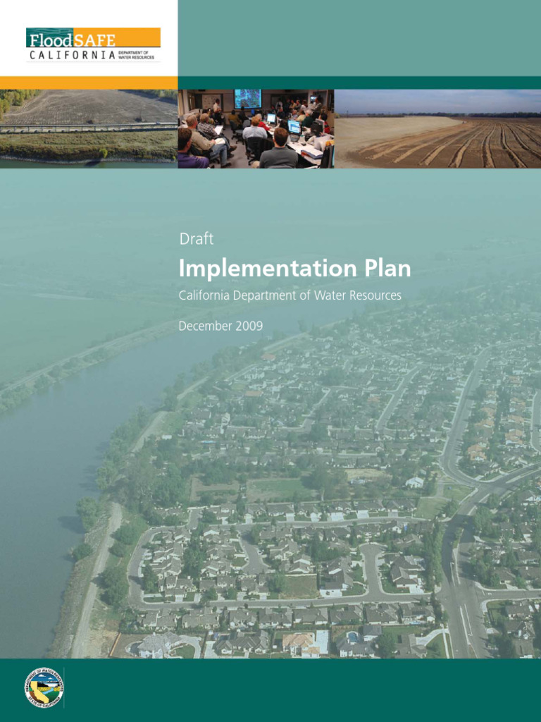 California FloodSAFE Implementation Plan | PDF | Flood | Levee
