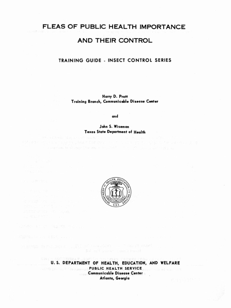 Fleas: Public Health Risks & Control Guide | PDF | Rodent
