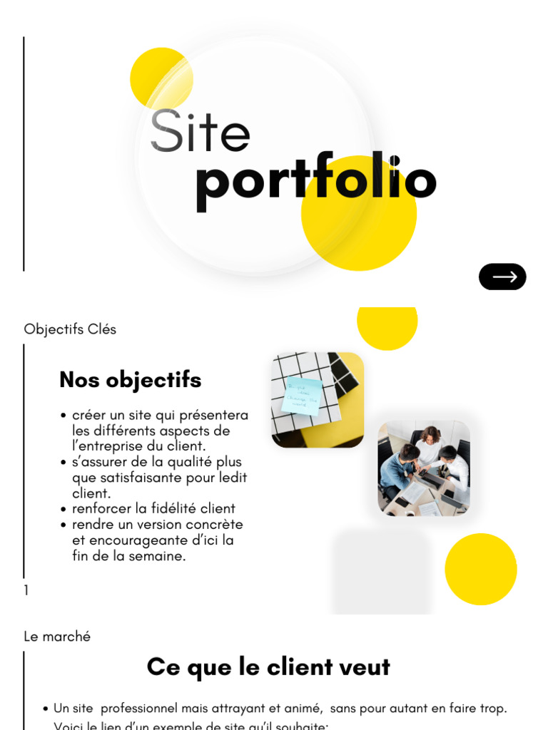 Création d'un site portfolio attrayant | PDF | Cyberespace | Internet
