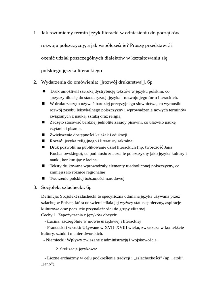 Przykładowe Pytania | PDF