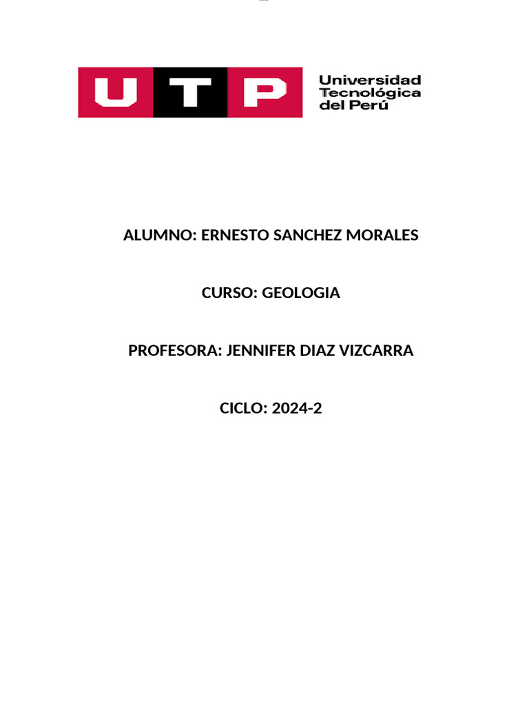 Informe PC3 | PDF | Geofísica | Física Aplicada e Interdisciplinaria