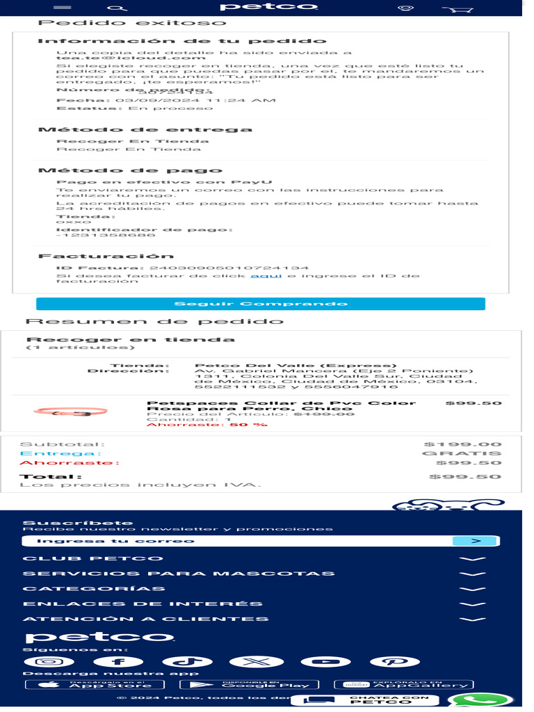 Petco One Page Checkout Petco Mexico | PDF