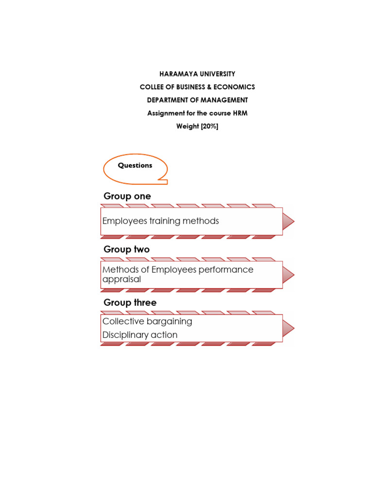 HRM Assignment | PDF