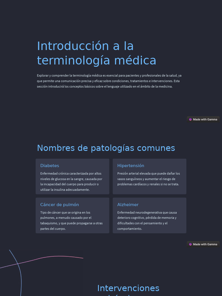 Guía De Terminología Médica Esencial Pdf Hipertensión Historial