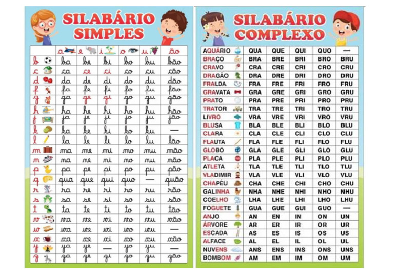 Silabário 1º Ano | PDF