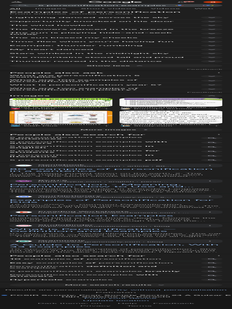 5 Personification Examples - Google Search | PDF | Meteorological ...