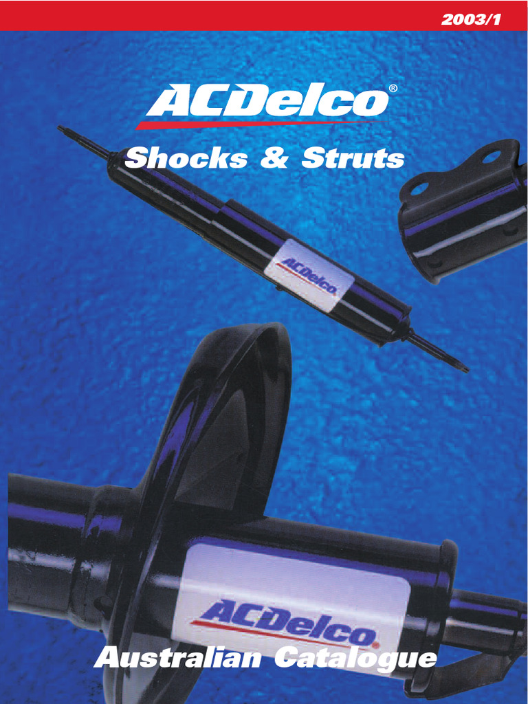AC Delco Shock Catalogue | PDF | Vehicles | Car Body Styles