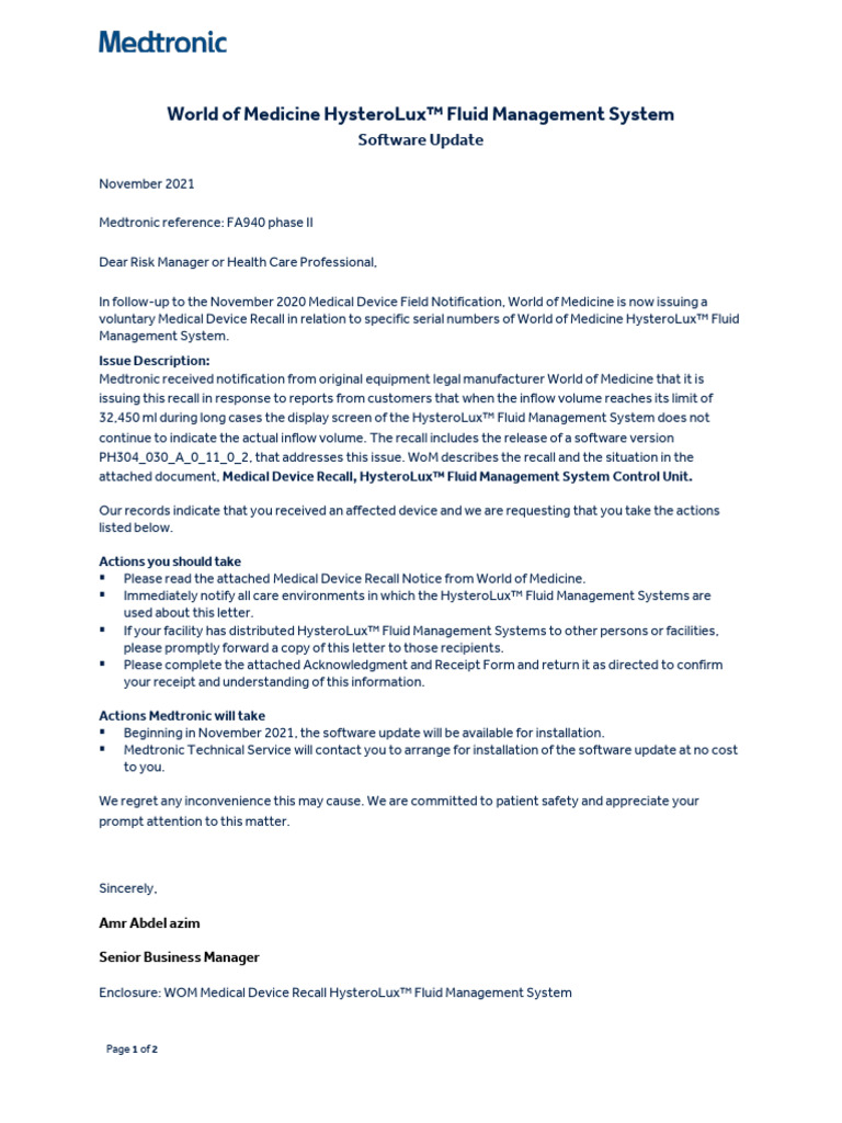 Medtronic...pdf | PDF | Medical Device | Service Industries