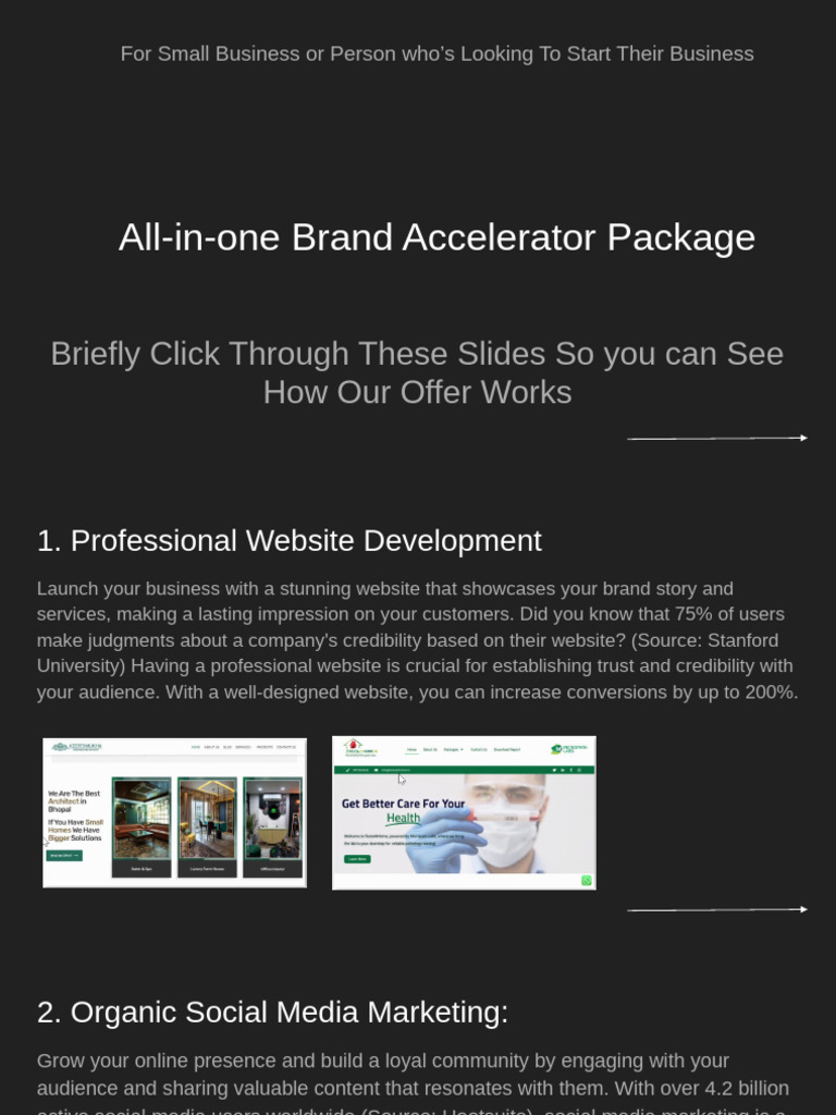 All-In-One Brand Accelerator Package | PDF | Social Media Marketing | Brand