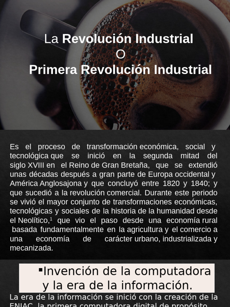 SECION 1 | PDF | Revolución industrial | Informática