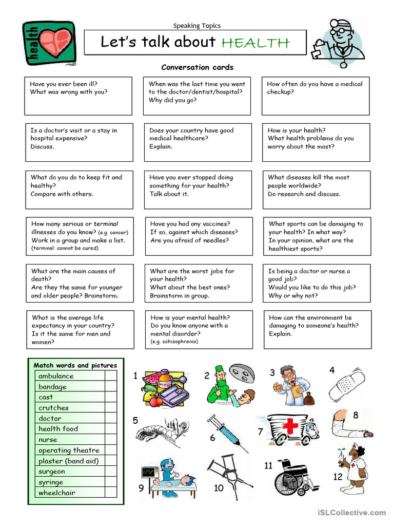 Let's Talk About Health | PDF | Health Care | Medicine