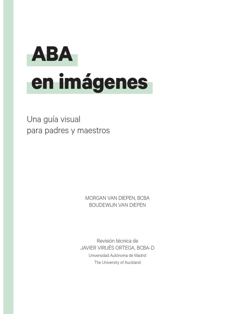 Guía Visual de ABA para Padres y Maestros | PDF | Aprendizaje ...