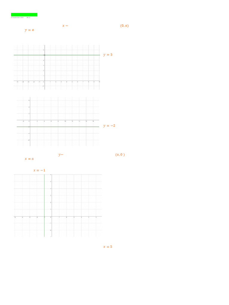 Straight Line Graphs | PDF