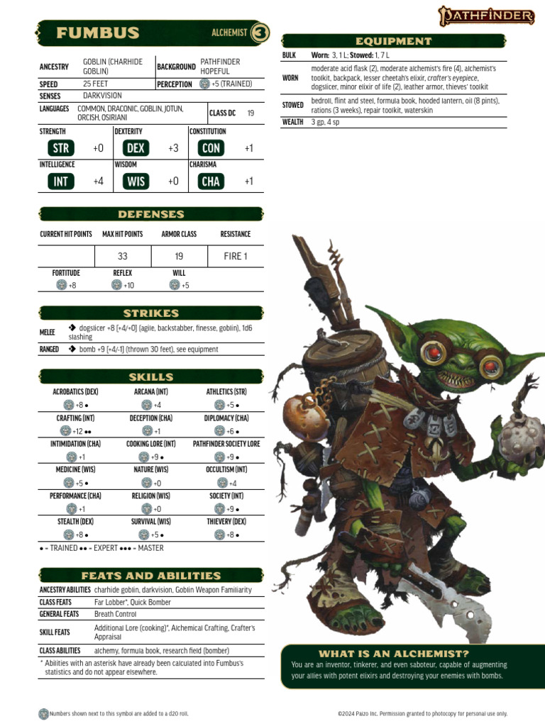 Pregens-Fumbus-Lvl3 | PDF | Alchemy