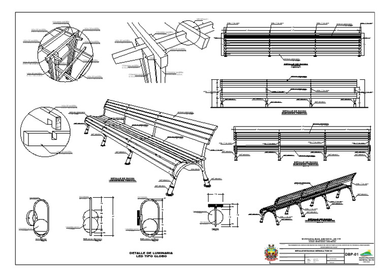 Detalle Bancas DBP 03 | PDF