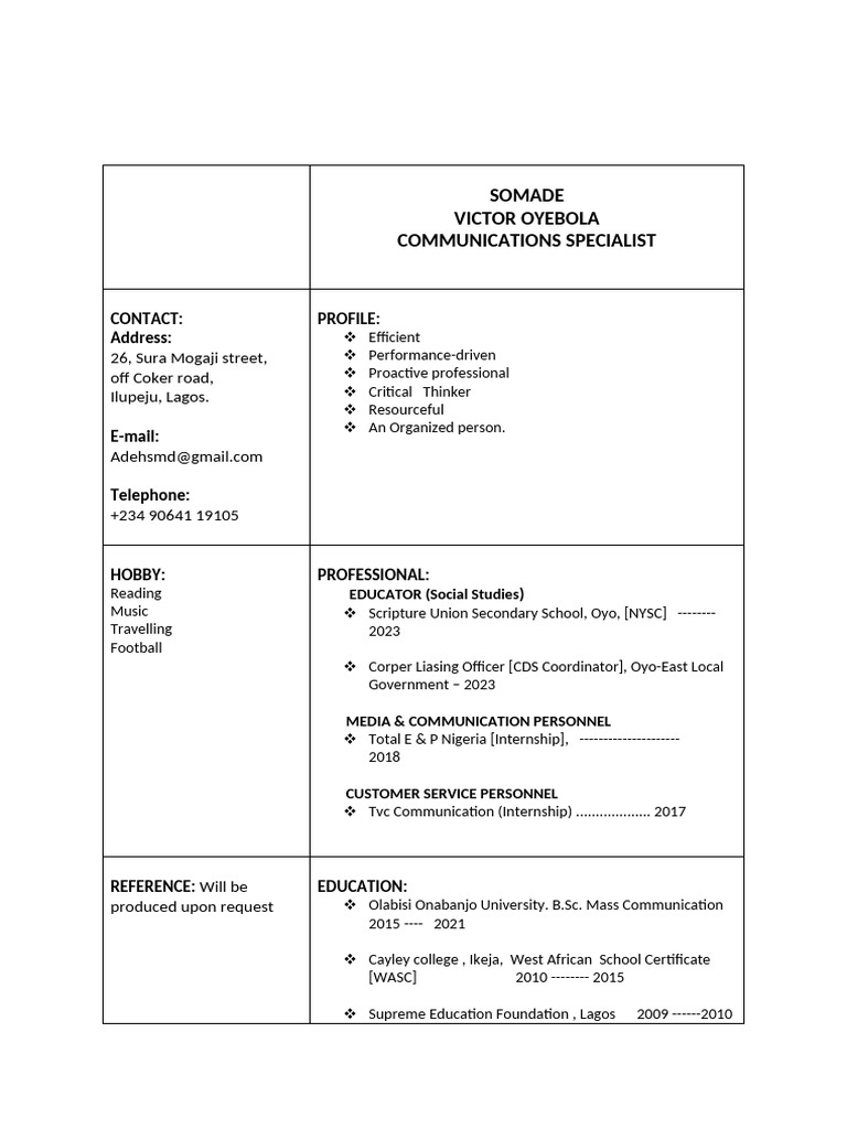 Victor's Resume | PDF