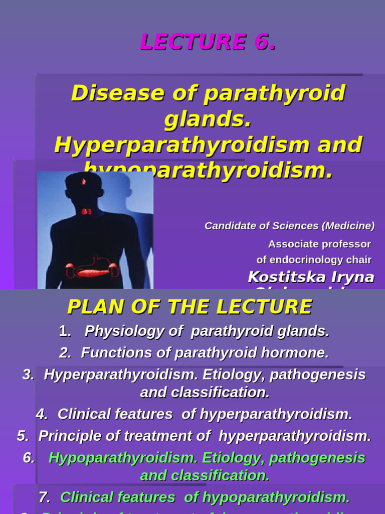 Parathyroid Gland | PDF | Parathyroid Gland | Medical Specialties