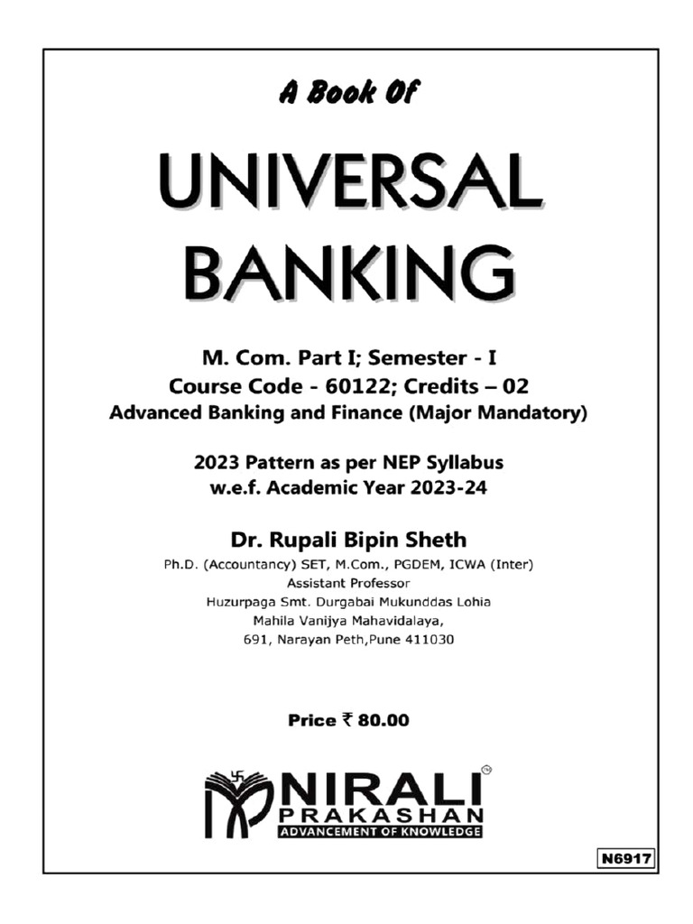 Universal Banking | PDF | Banks | Glass–Steagall Legislation