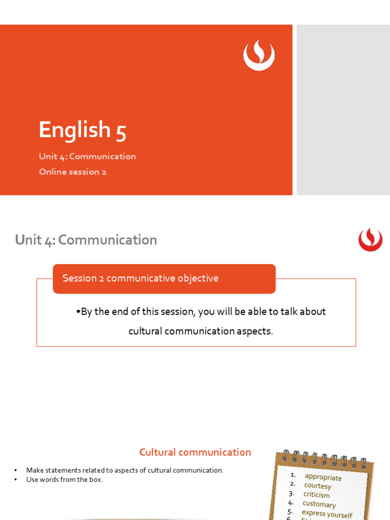 E5 U4 S2 v2021 (4) | PDF | Communication