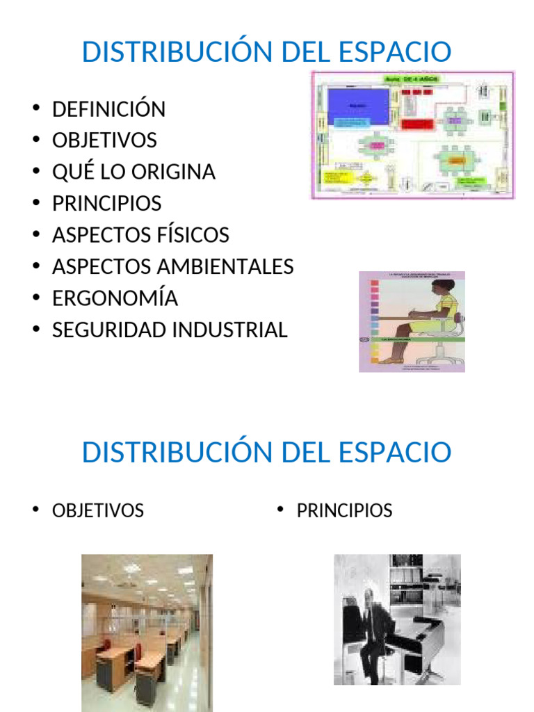 Distribución Del Espacio | PDF