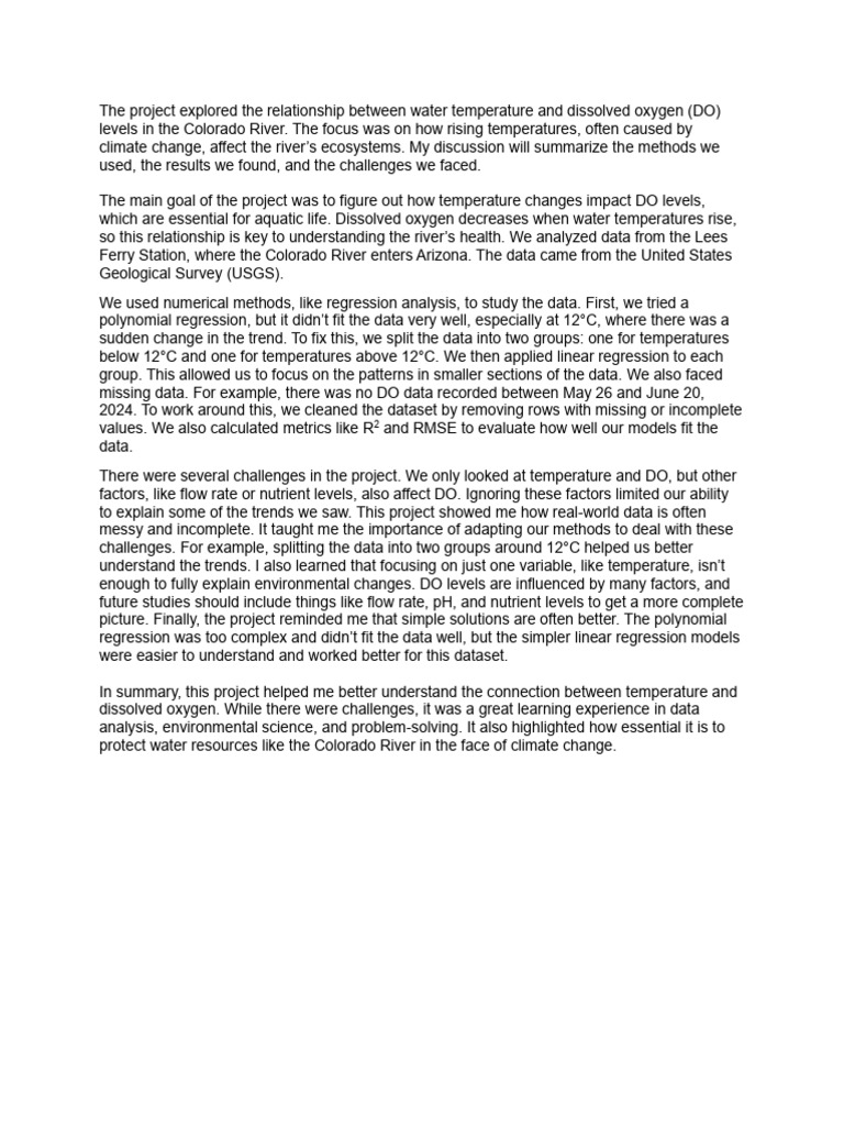 individual report | PDF | Regression Analysis | Data