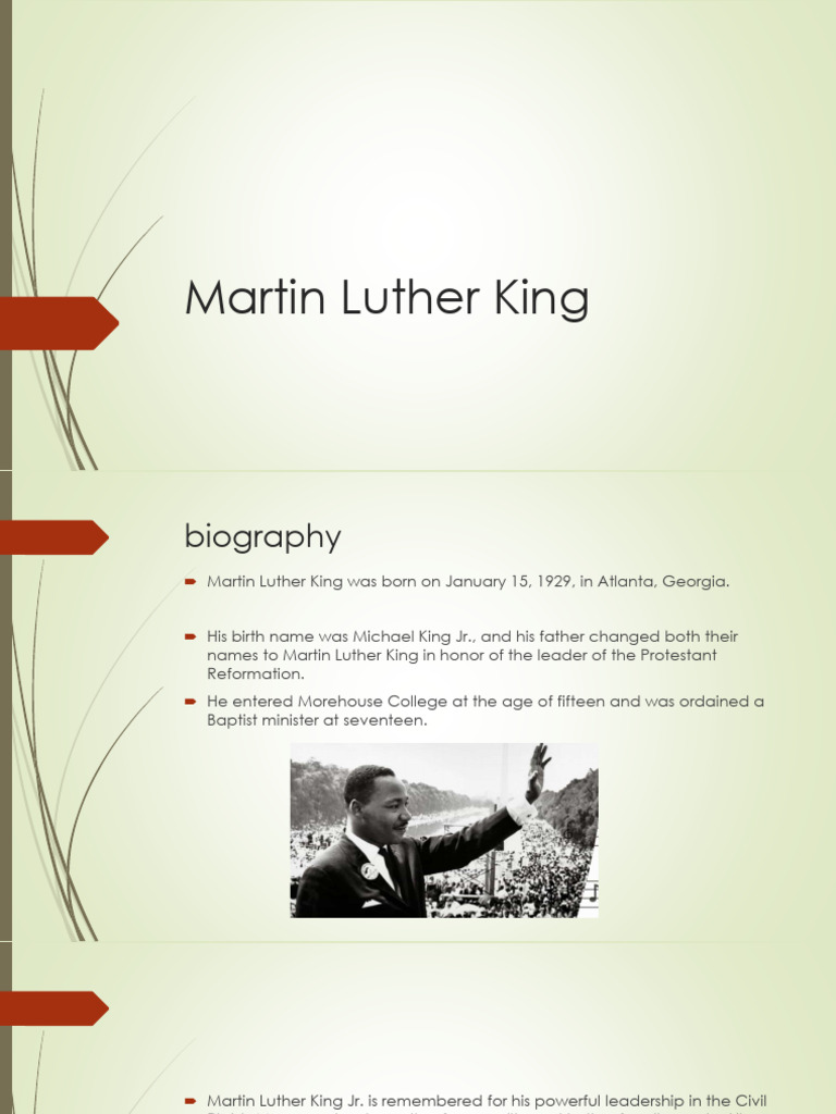 Martin Luther King | PDF
