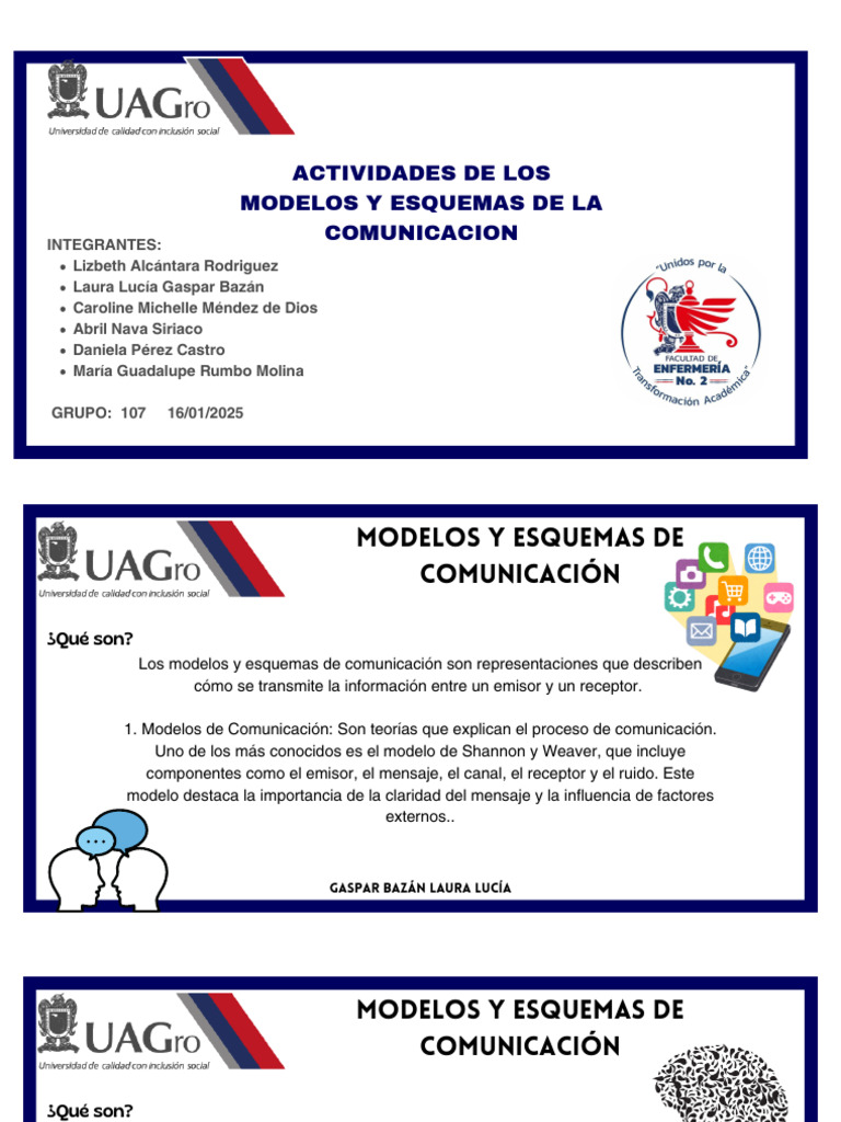 Modelos y Esquemas de Comunicación | PDF | Comunicación | Comunicación humana