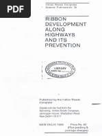 Ribbon Development: Impacts and Issues | PDF | Road | Traffic