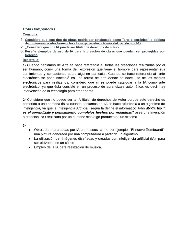 Foro 3 Derecho Informático | PDF