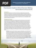 ACA Ethical Decision - Making Model | PDF | Decision Making | Justice