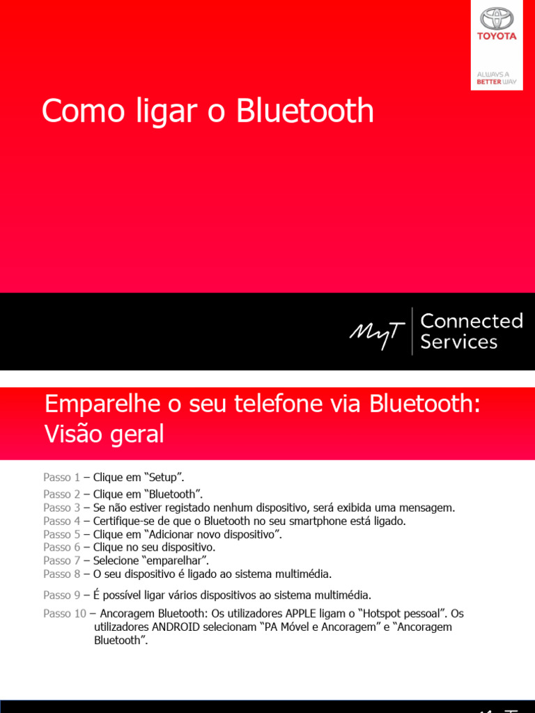 Como Ligar o Bluetooth TCM 3032 2437028 | PDF