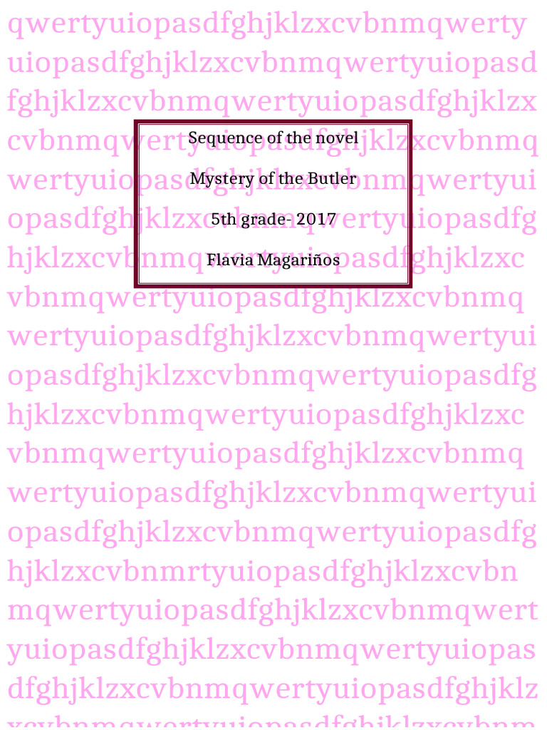 5 Novel The Mystery of The Butler | PDF | Grammatical Tense | Narrative