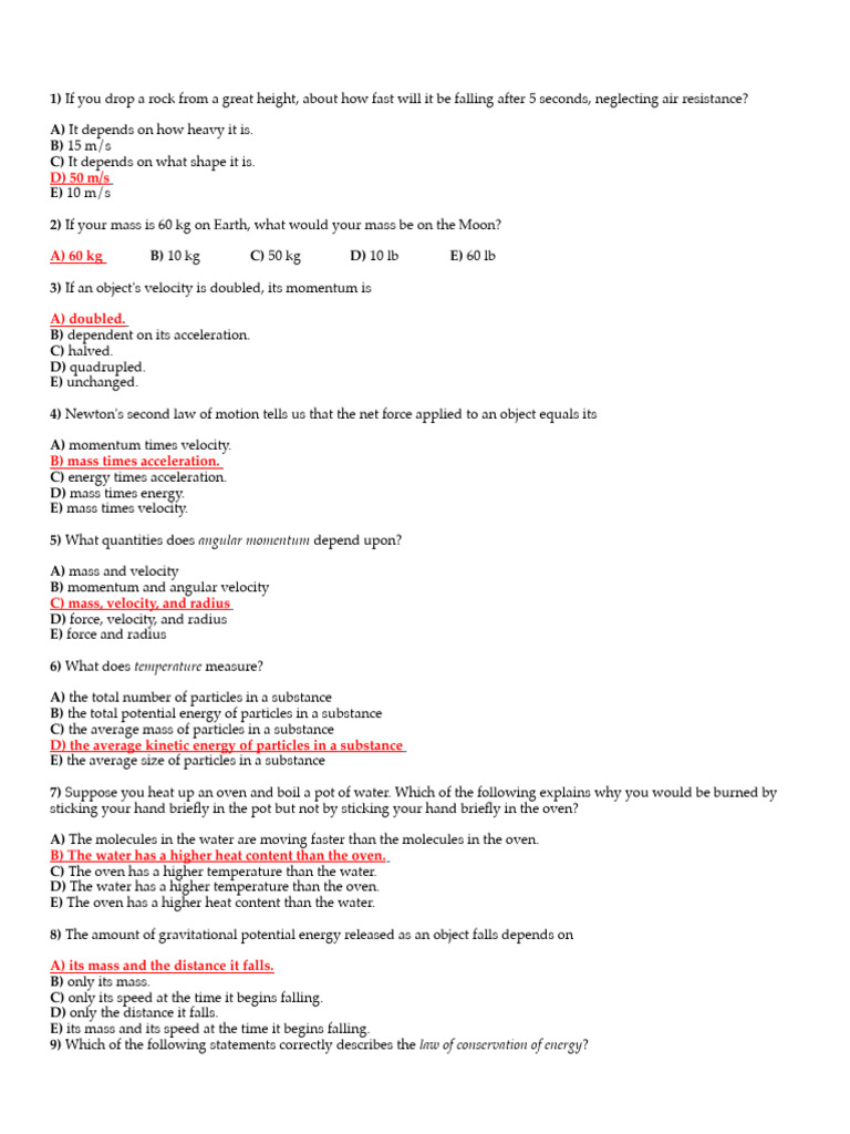 Exam 2 Answers | PDF | Ion | Atoms Exam 2 Answers | PDF | Ion | Atoms